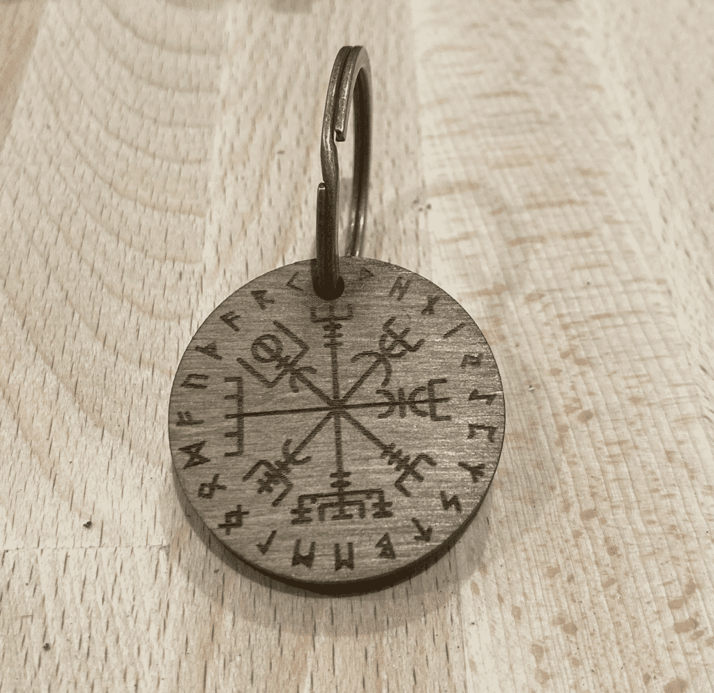 Vegvisir Viking Key Ring - Volga Vikings