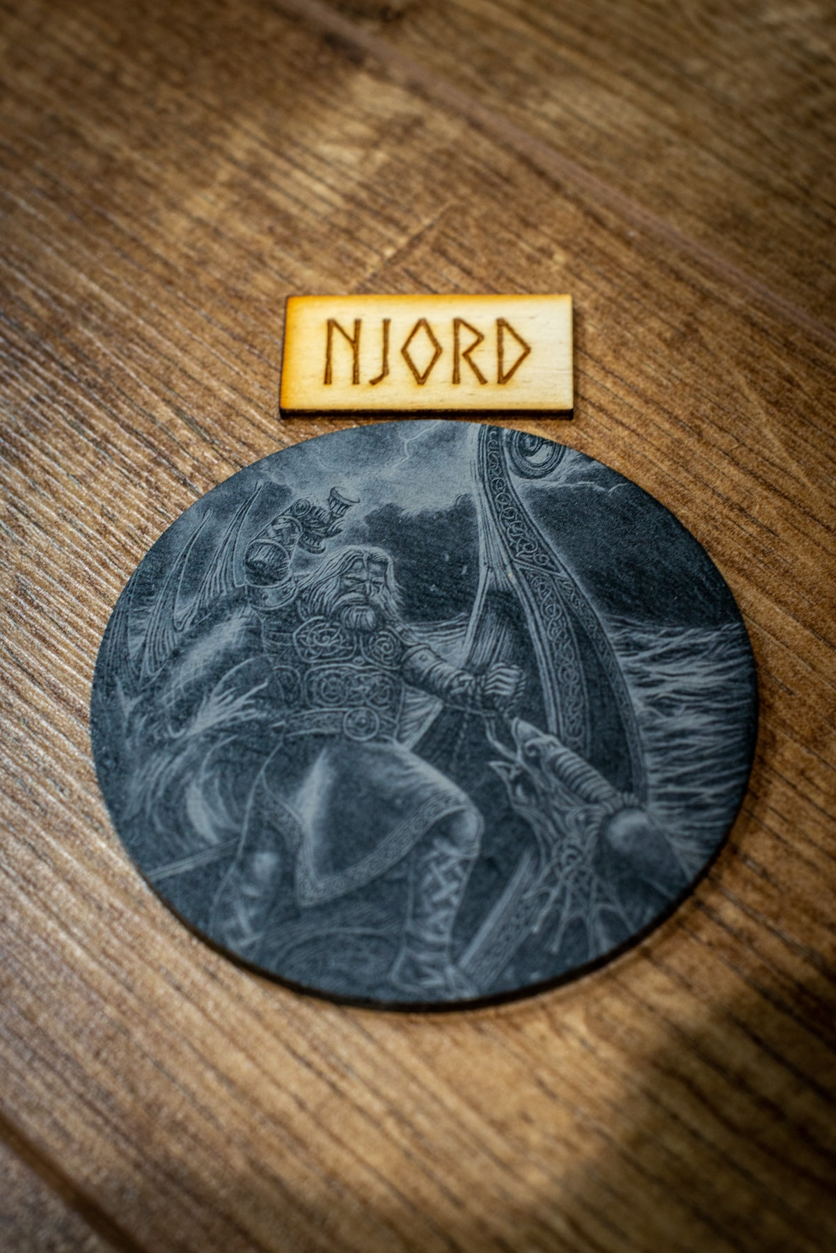 Set of 4 Viking Slate Coasters – Volga Vikings