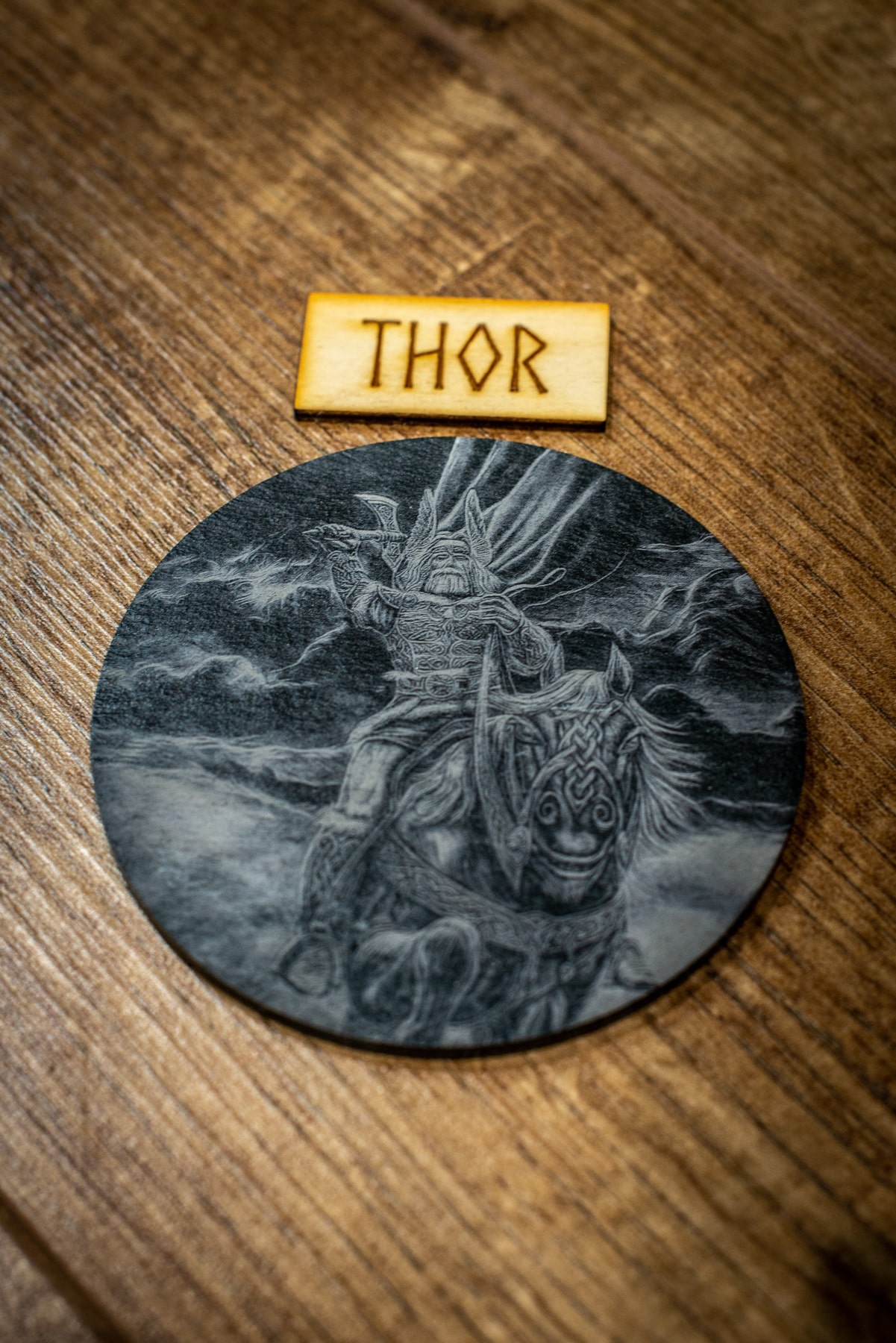 Thor Viking Slate Coaster - Volga Vikings